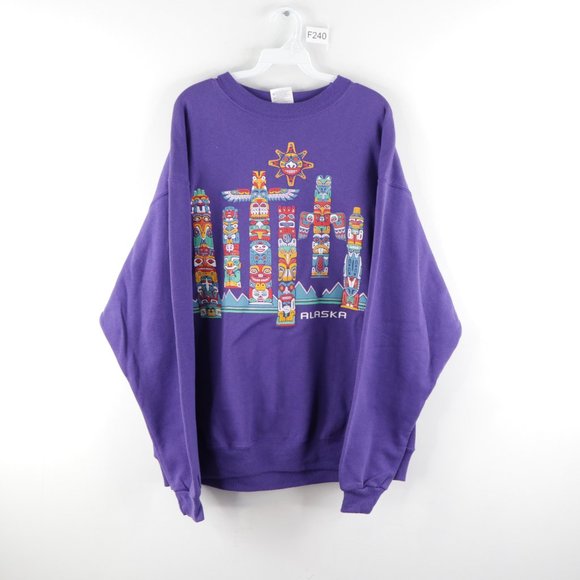 Hanes | Sweaters | Vintage Alaska Native American Sweatshirt | Poshmark